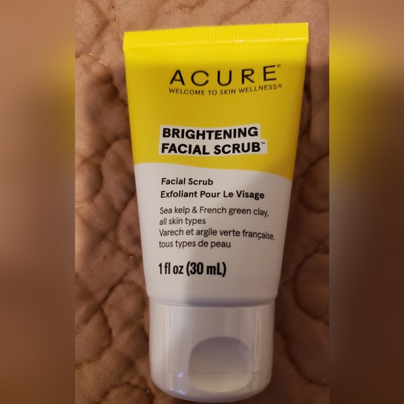 Acure | Skincare | 525 Acure Brightening Facial Scrub Travel Size ...